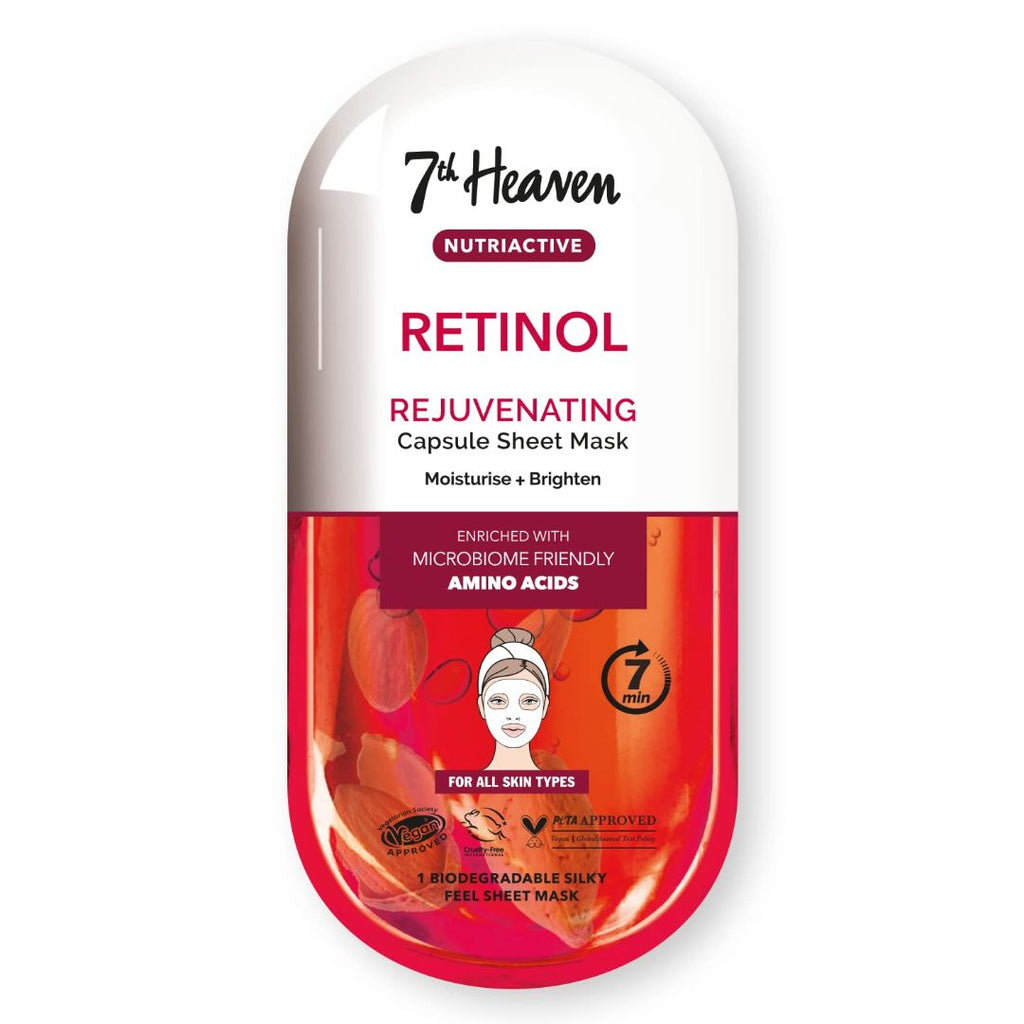 7th Heaven Nutriactive Retinol Sheet Mask | Skin Society