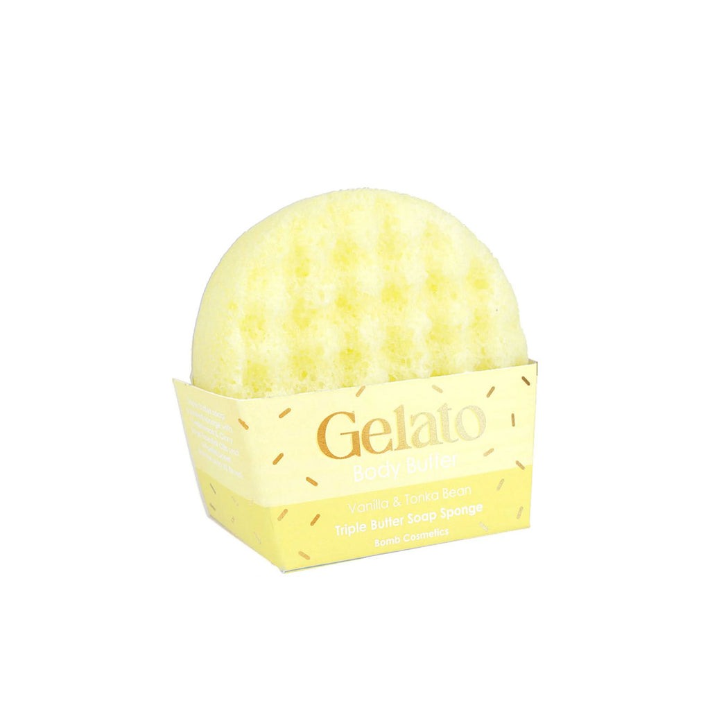 Vanilla & Tonka Gelato Body Buffer Sponge | Skin Society