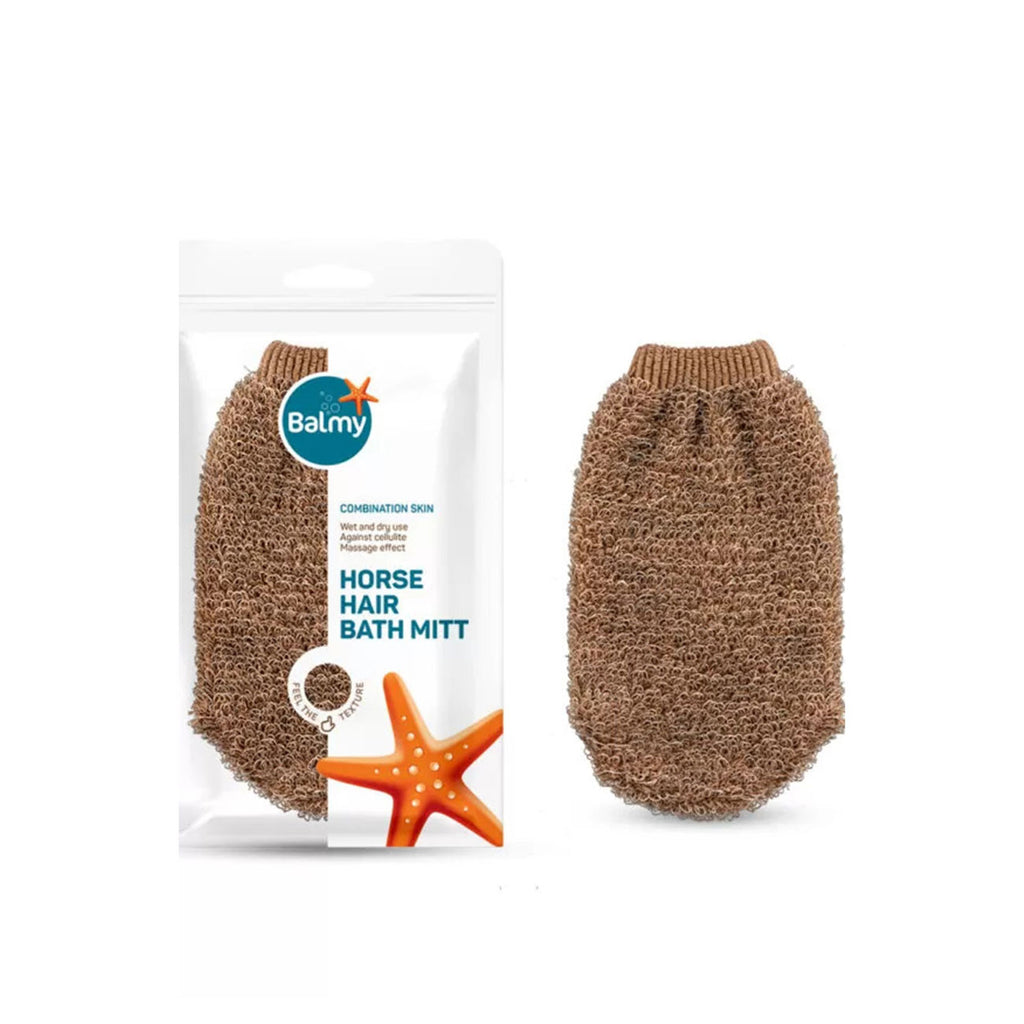Horse Hair Bath Mitt - Combination Skin - Wet And Dry Use Against Cell ...