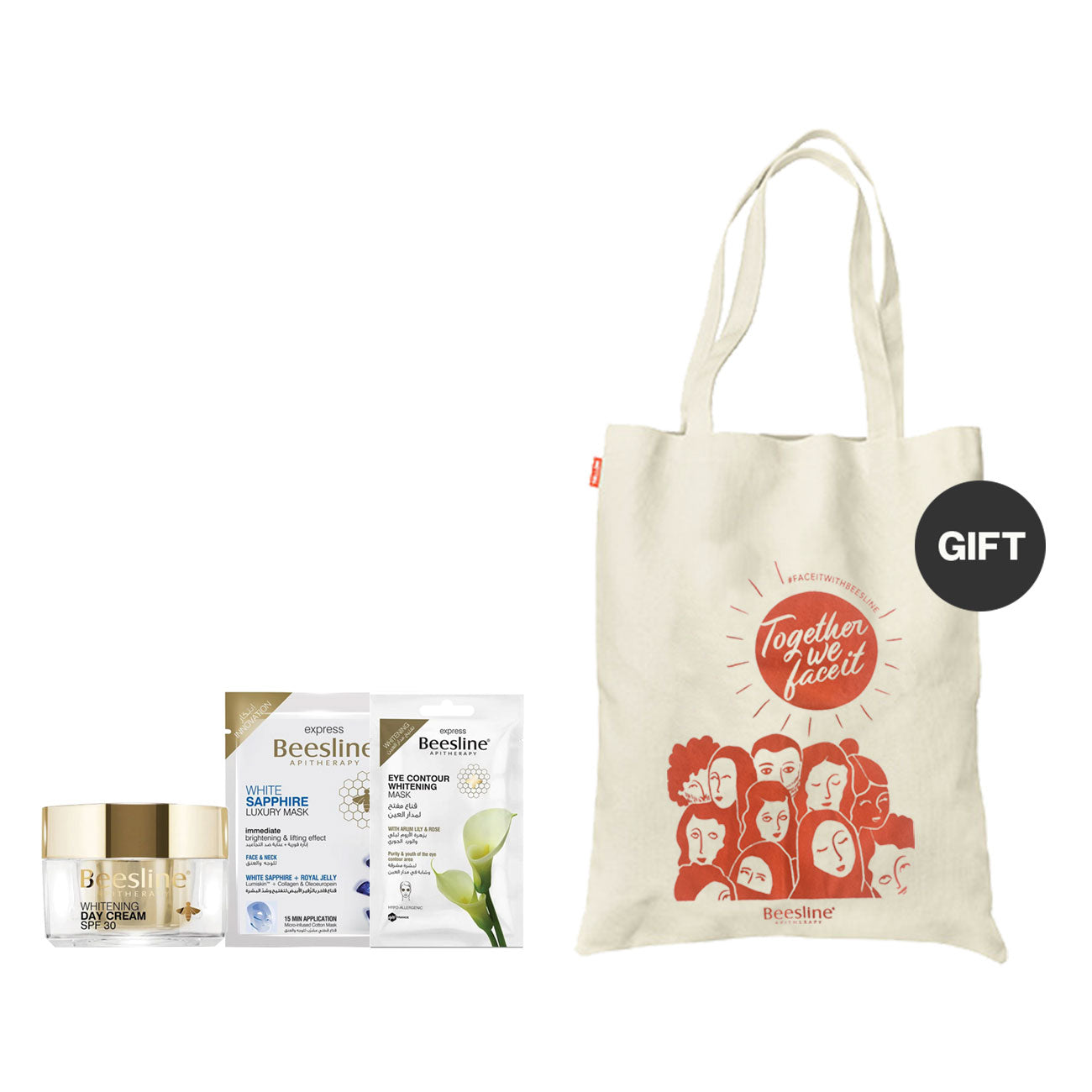 Beesline Beesline Day Cream & Masks Trio | Skin Society | Lebanon