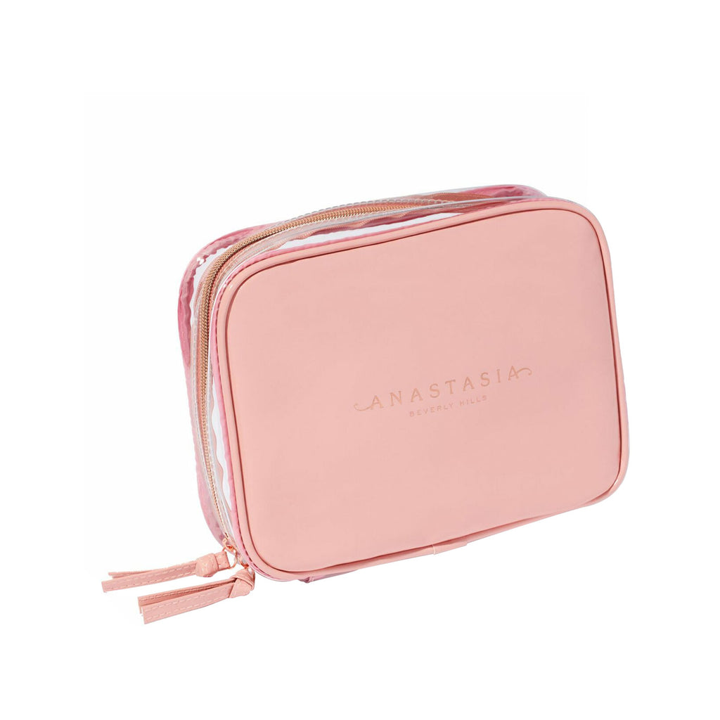 Large Zipper Pouch – Pink Patent PU | Skin Society