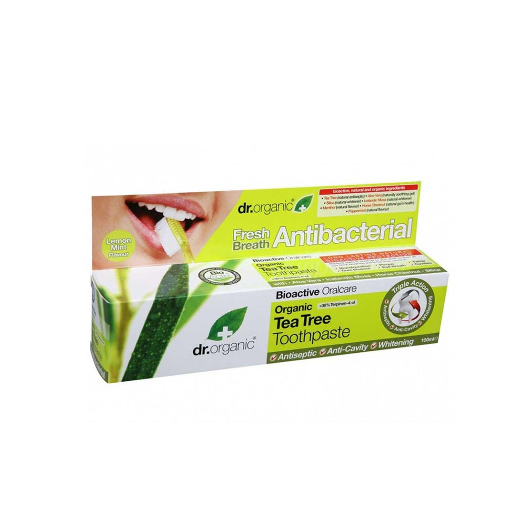 Dr Organic Tea Tree Toothpaste | Skin Society | Lebanon