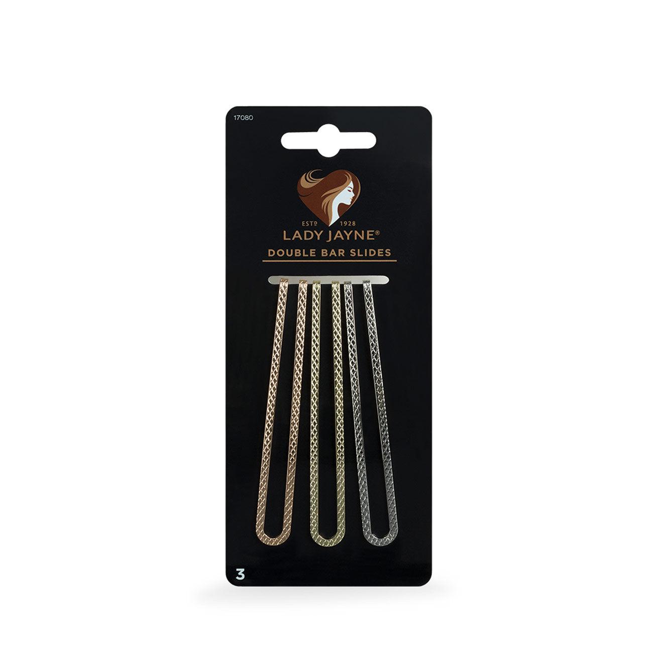 Metallic Double Bar Slides - Pk 3 – Skin Society