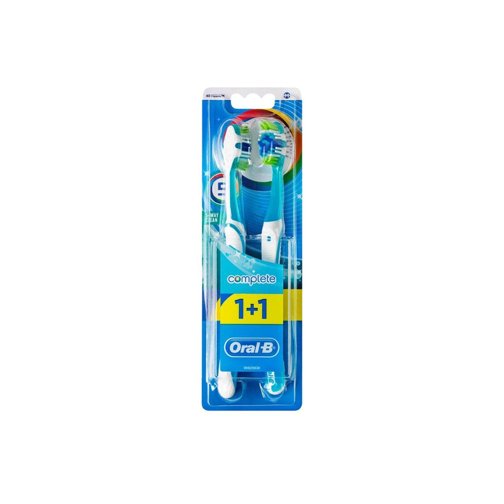 Oral-B Complete Extra Long Hairs 40 Medium 1 To 1 Free Pack | Skin ...