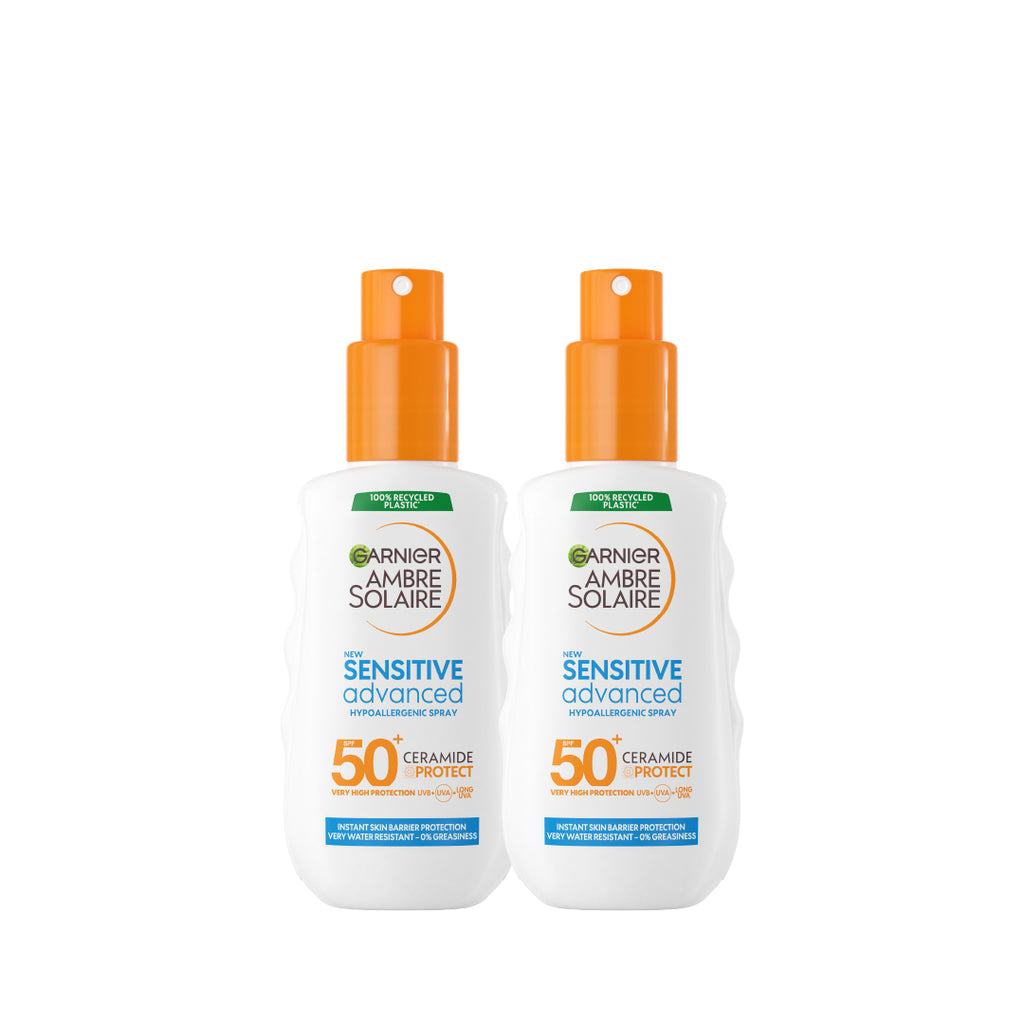 Ambre Solaire Sensitive Advanced SPF 50+ Ceramide Protect Sunscreen Sp ...