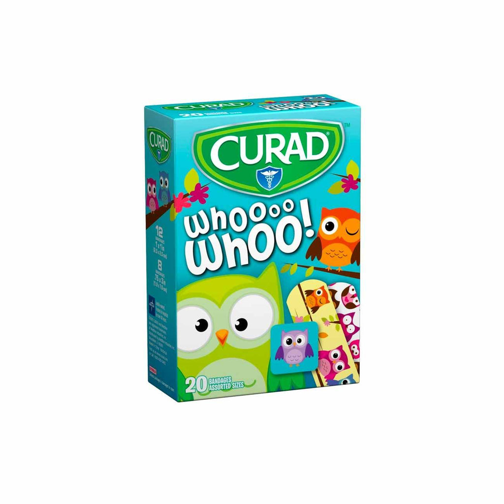 Whooo Whooo Owl Bandages - Box of 20 | Skin Society
